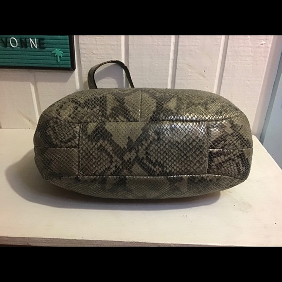 Coach | Bags | Coach Maggie Python Snake Print Handbag | Poshmark